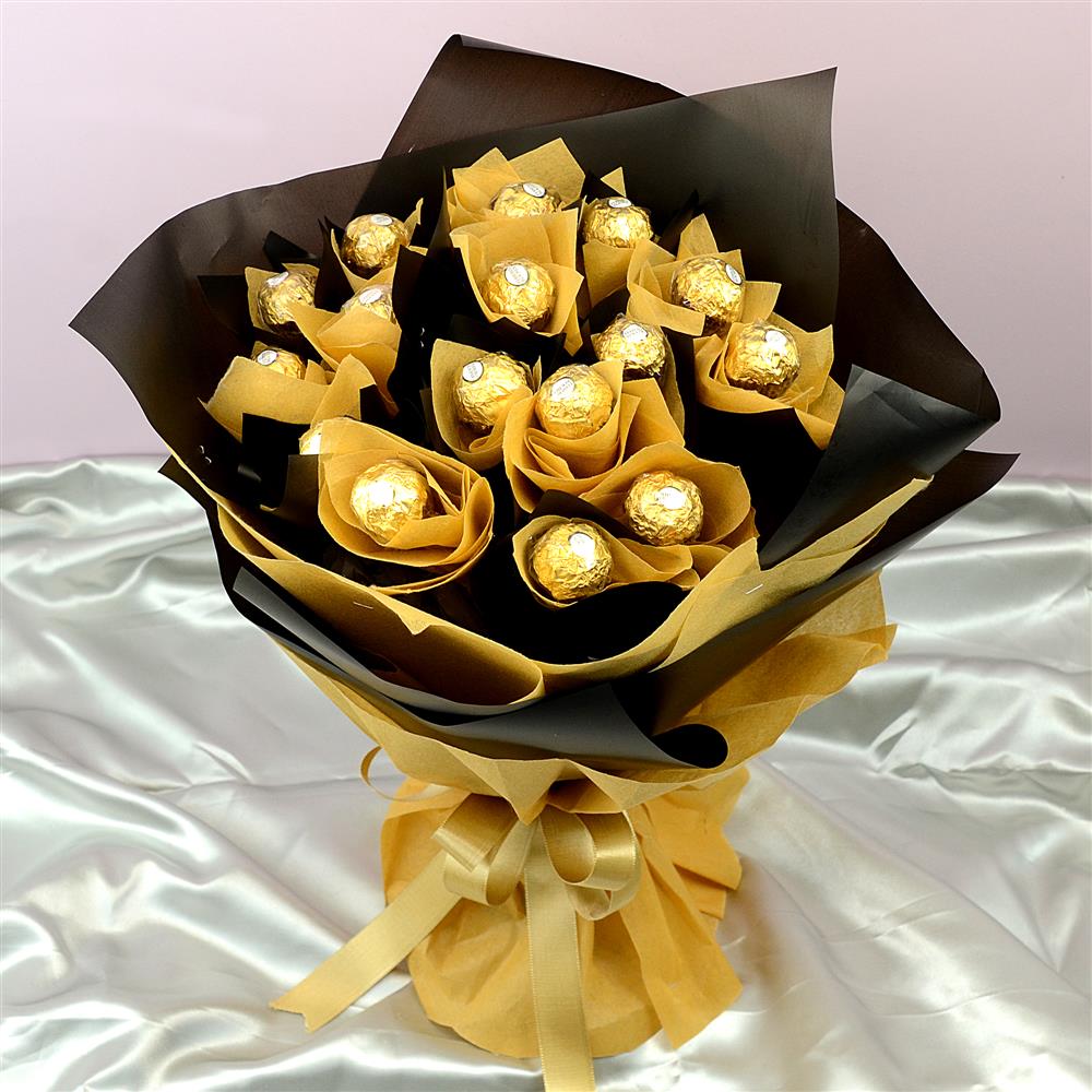 Silver Ferrero Rocher Bouquet