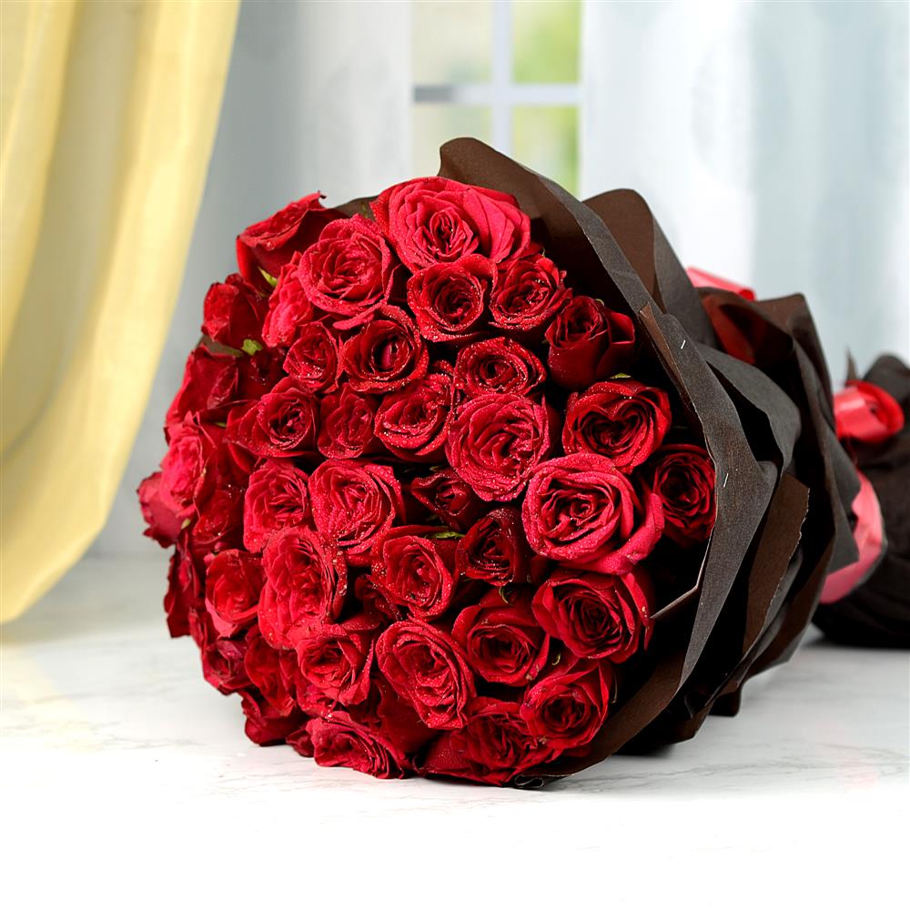 Exclusive Hot Red Roses, Roses on Valentine Day