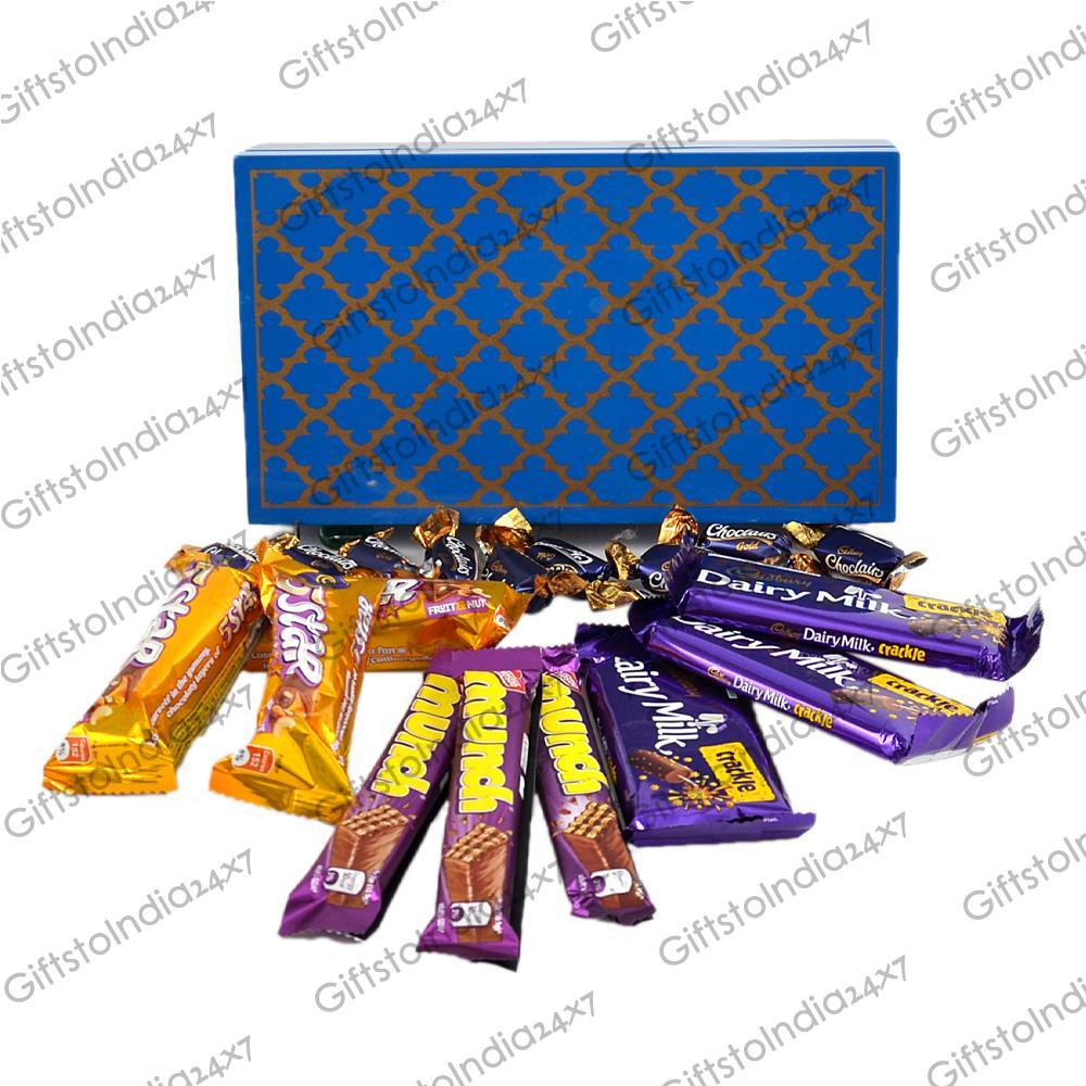 Attractive Blue Chocolates Box
