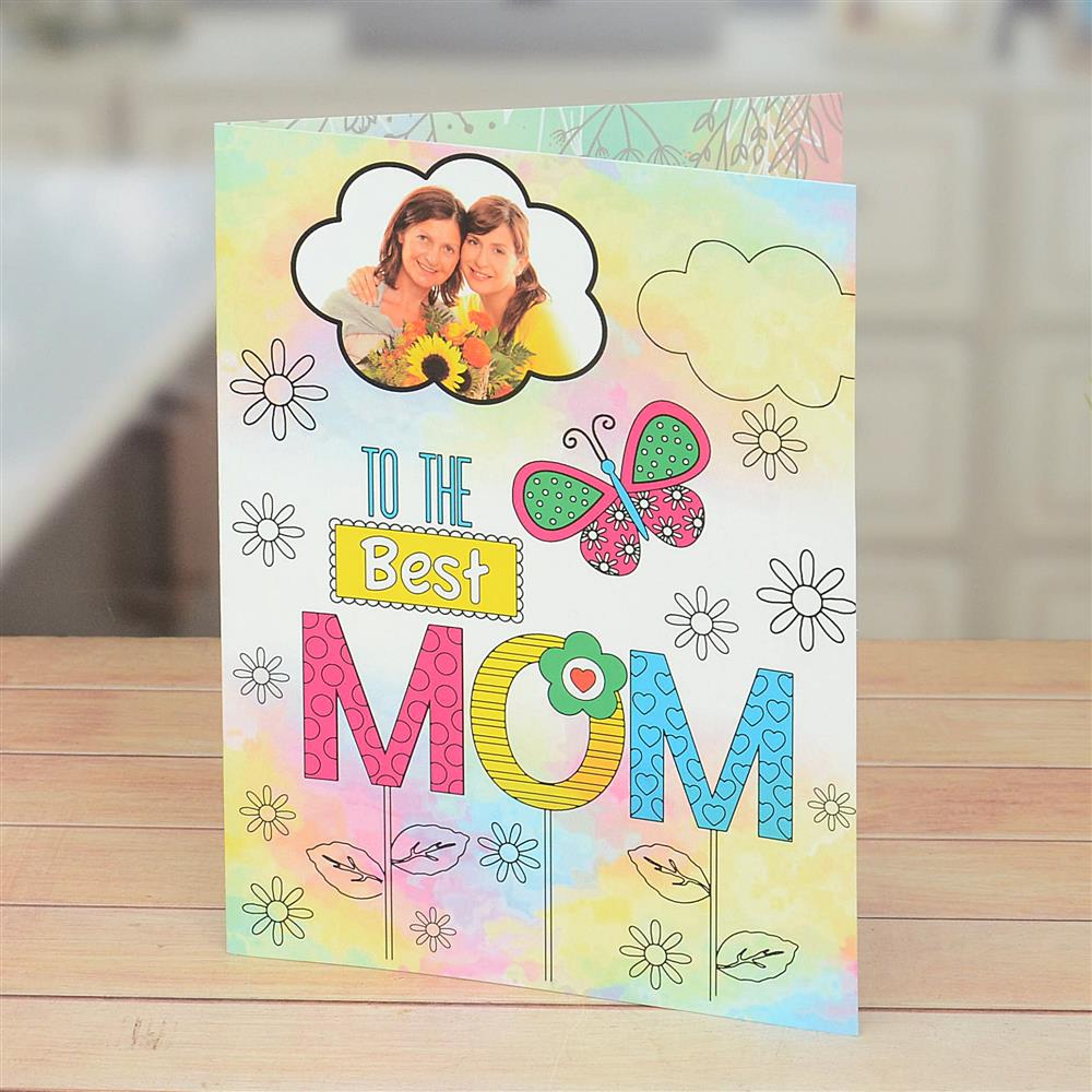 Best Mom Personalized Greeting Card Best Mom Personalized Greeting Card